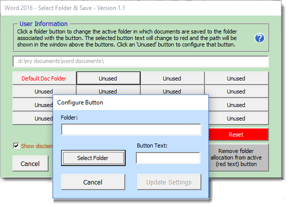 Select Folder And Save